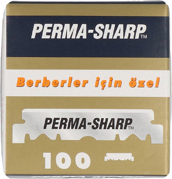 Perma Sharp Single Edge Blades 100 Stuks - Salonhandel